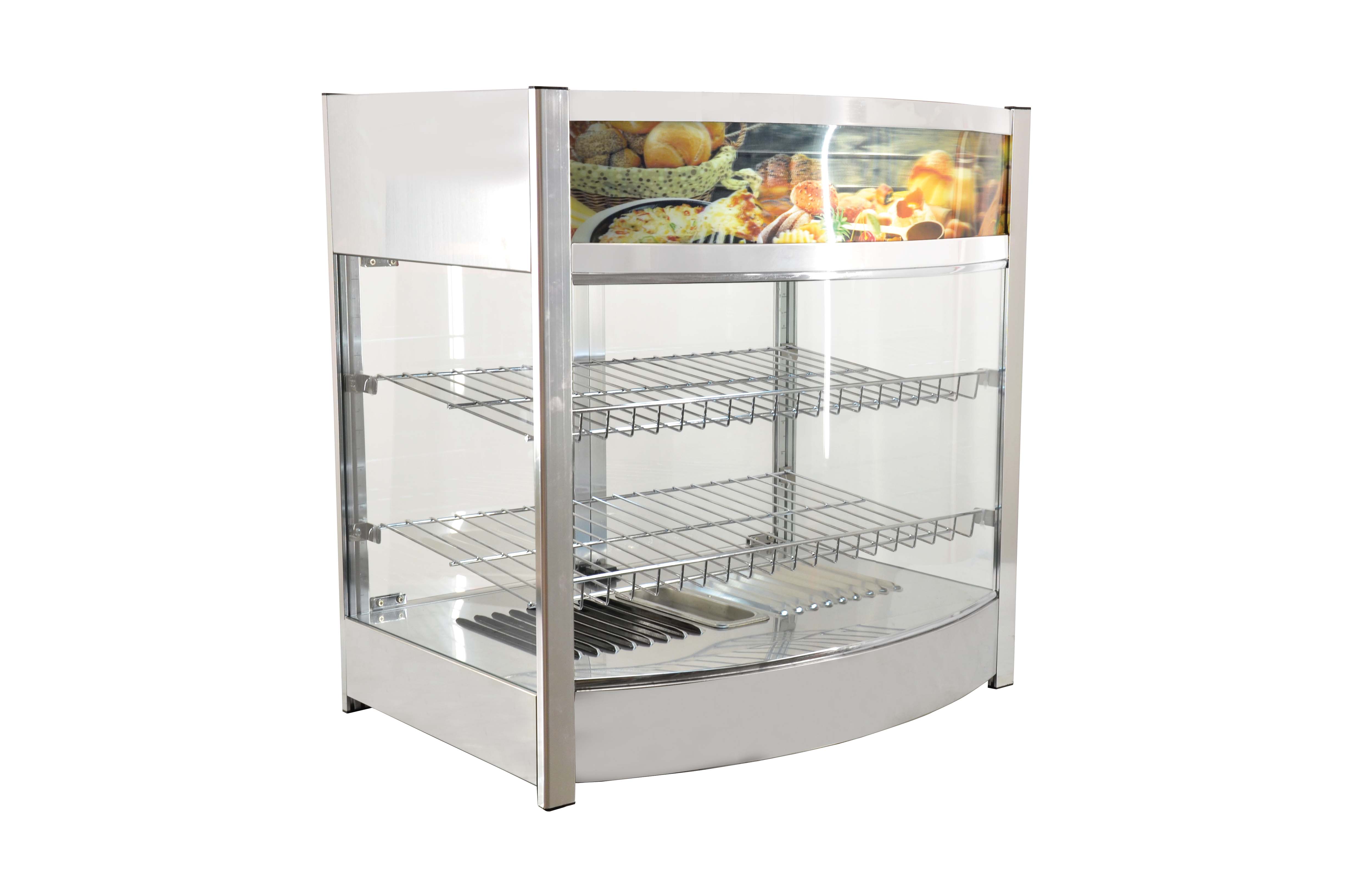 Elite Series Hot Display Case with 107L Capacity | Sunrise Food Equipment