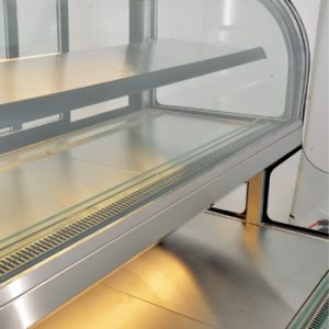 59″ Dual Service Open Refrigerated Floor Display Case | Sunrise Food ...